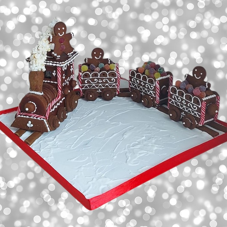 Polar Express Gingerbread Train Template: Digital Download With Recipes ...