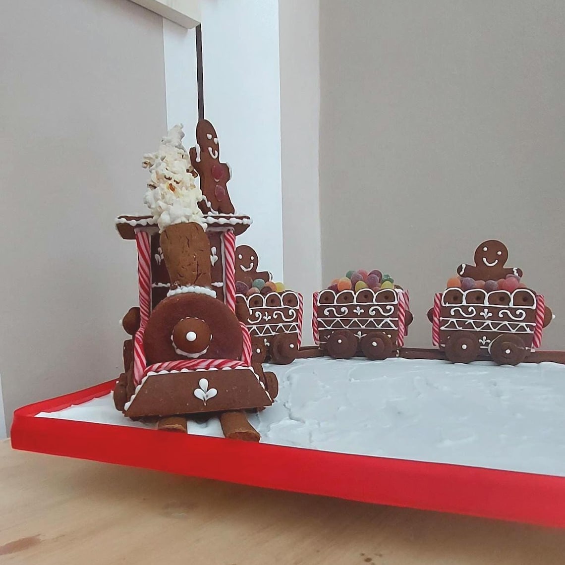 Polar Express Gingerbread Train Template: Digital Download With Recipes ...