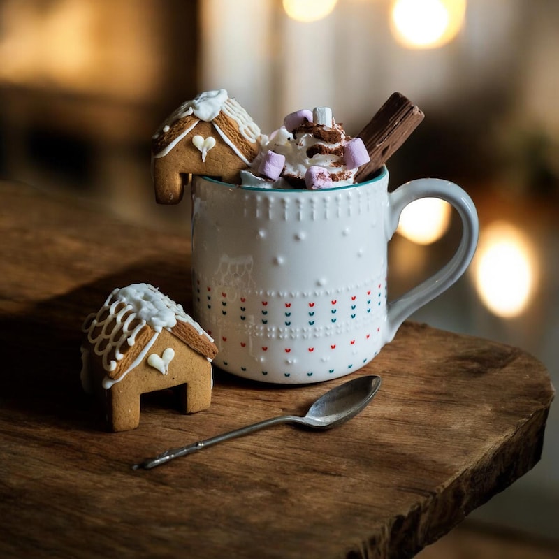 Gingerbread Mug Topper - Etsy