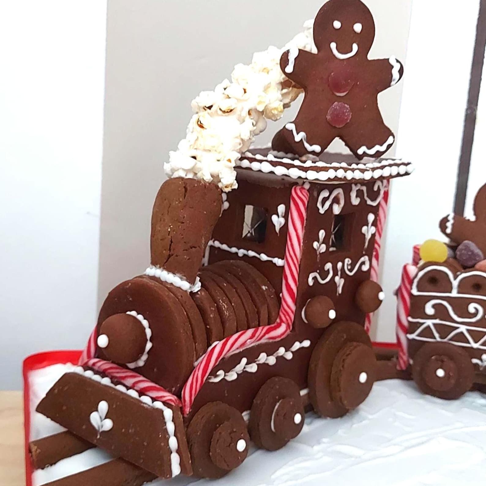 Polar Express Gingerbread Train Template: Digital Download With Recipes ...