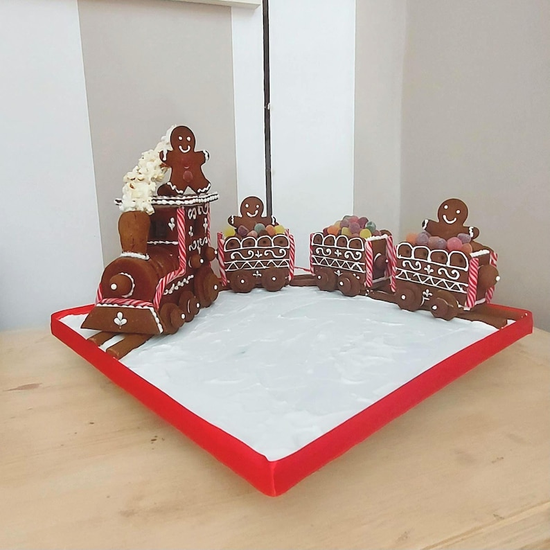 Polar Express Gingerbread Train Template: Digital Download With Recipes ...