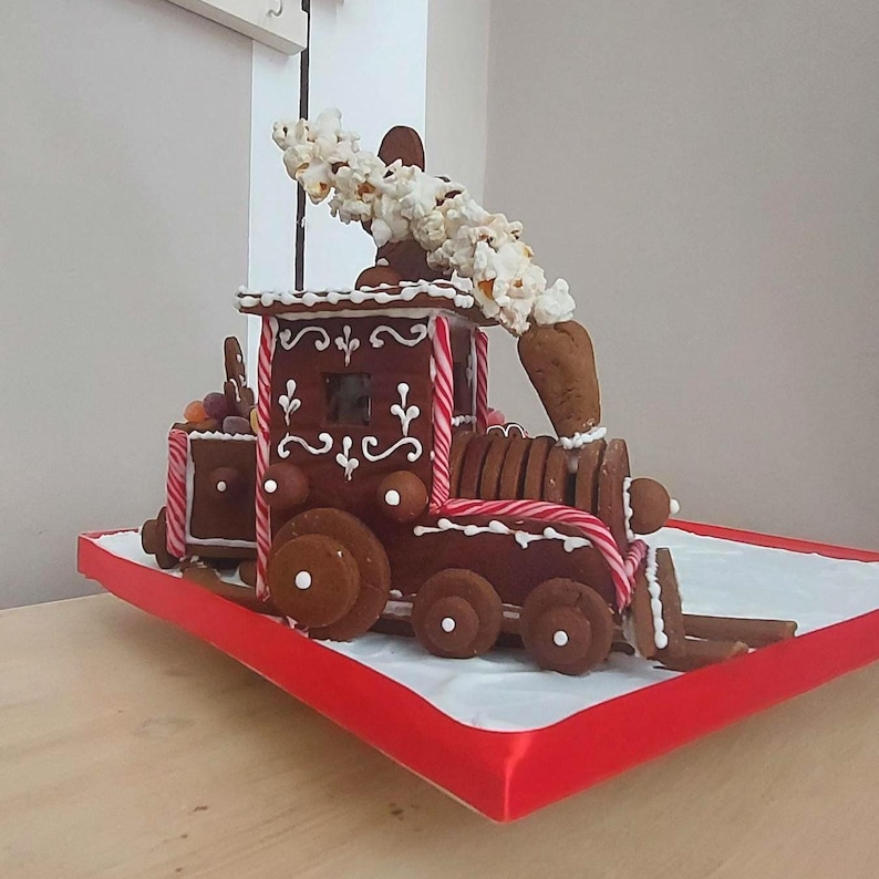 Polar Express Gingerbread Train Template: Digital Download With Recipes ...
