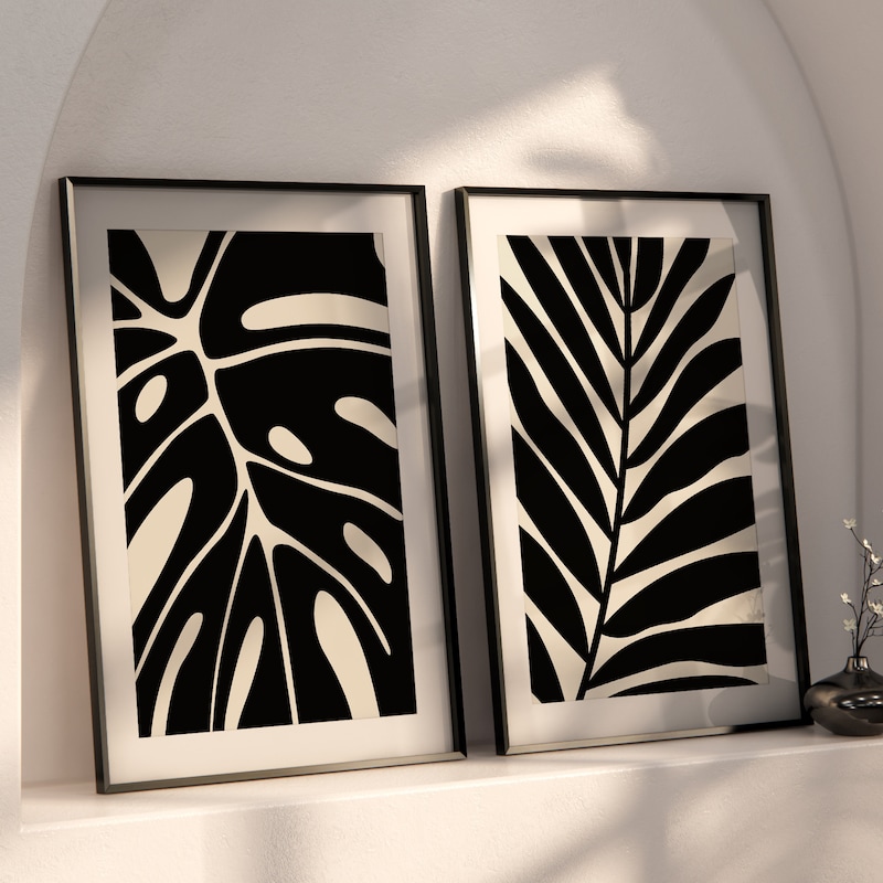 Abstract Leaf Art - Etsy