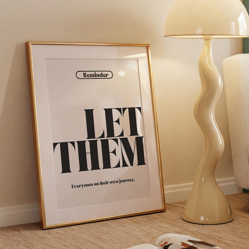 Picture Let Them - Etsy UK