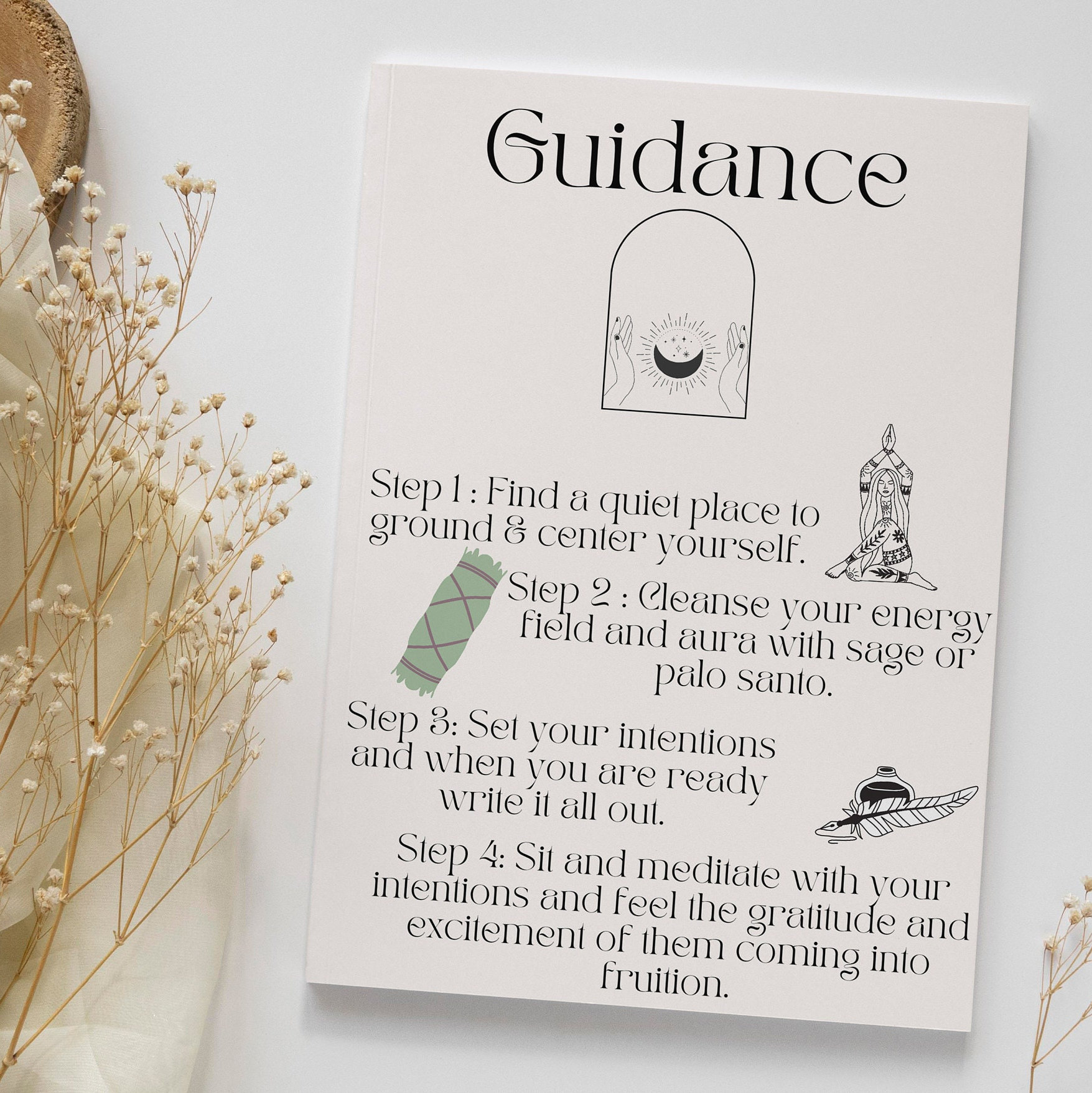 Printable New Moon & Full Moon Ritual Set/new Moon Ritual - Etsy