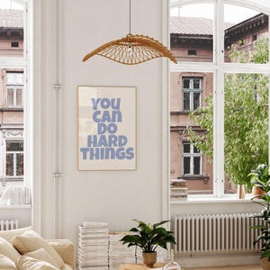You Can Do Hard Things Art Print -printable Wall Art - Affirmation ...