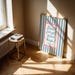 Don't Forget Your Keys Striped Poster - Art for Entryway - Housewarming ...
