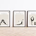 Yoga Pose Mantra Series Wall Art Set of 3/yoga Pose Art Poster/art for ...