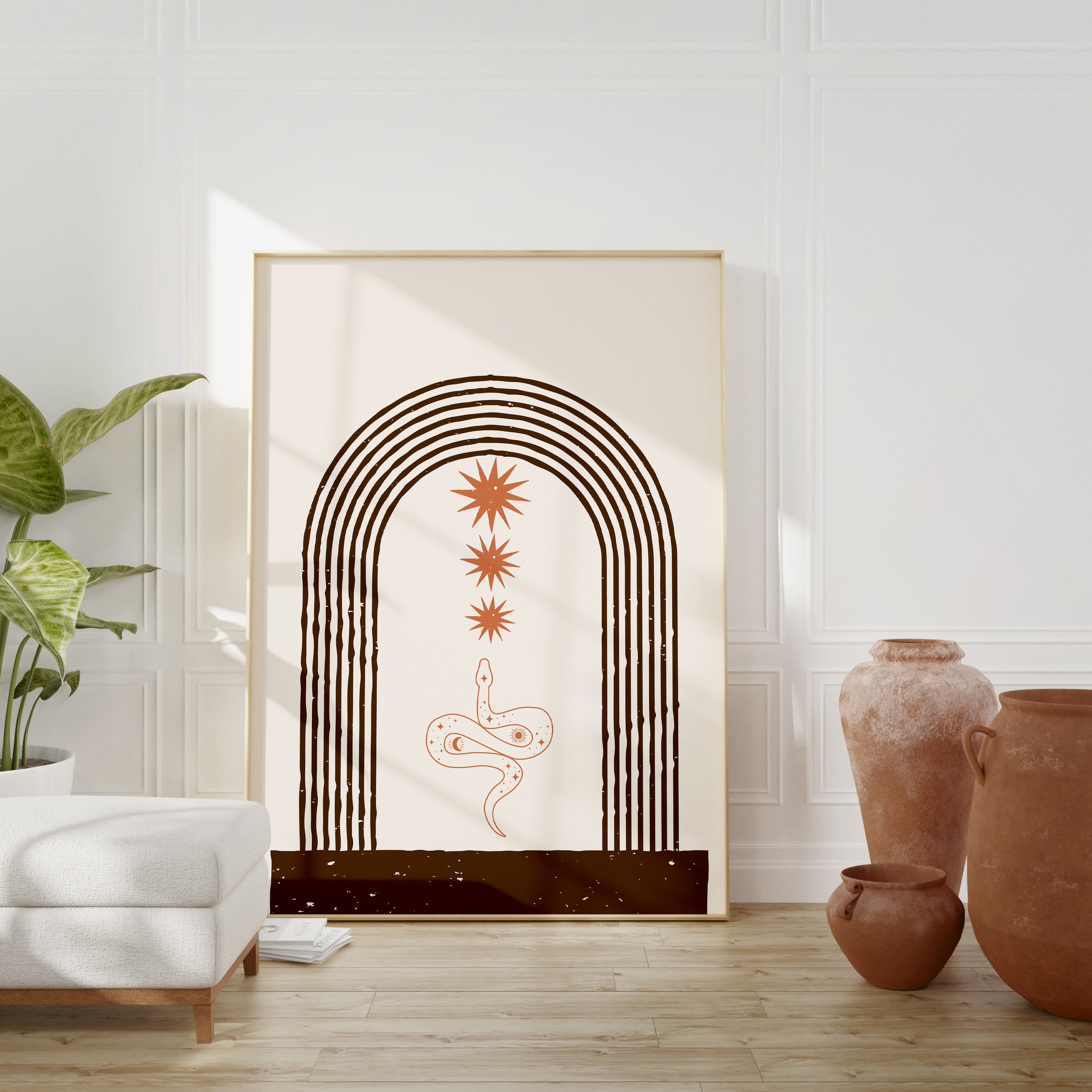Desert Boho Printable Art Set of 5/boho Wall Decor/wall Hanging/boho ...