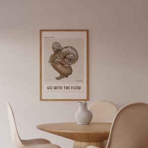 Slow Down Art Print, Snail Art, Inspirational Wall Art, Typography ...