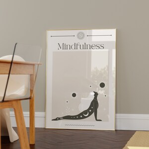 Yoga Pose Mantra Series Wall Art Set of 3/yoga Pose Art Poster/art for ...