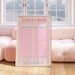 Blank Guest Check Print – Pink Guest Check Poster, Retro Art Print ...