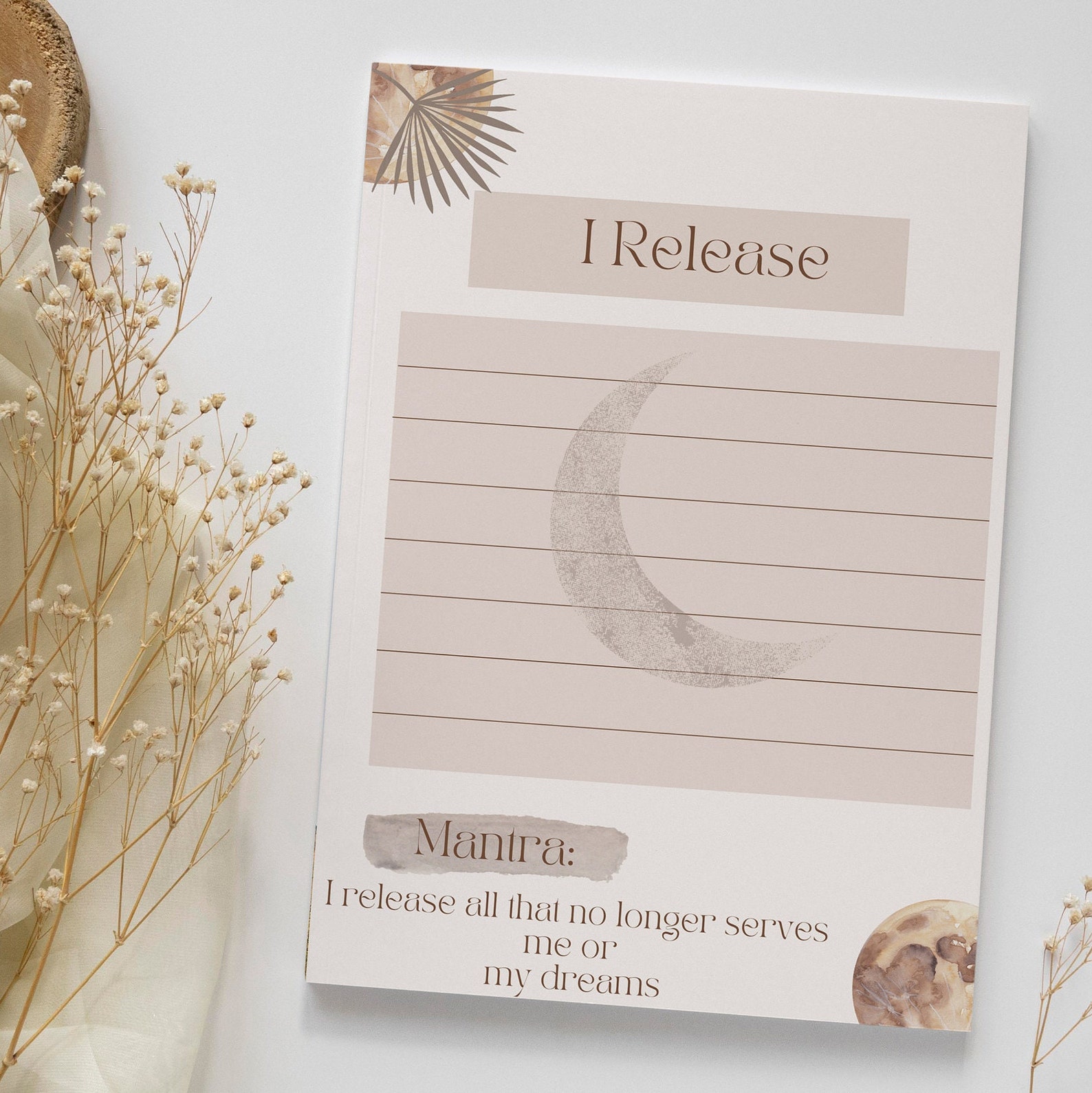 Printable New Moon & Full Moon Ritual Set/new Moon Ritual - Etsy