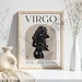 Virgo Zodiac Goddess Wall Art Poster/printable Zodiac - Etsy
