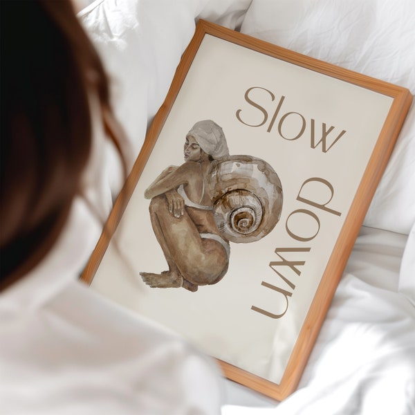 Celestial Sun Goddess Art Print Neutral Tones Printable Wall Art ...