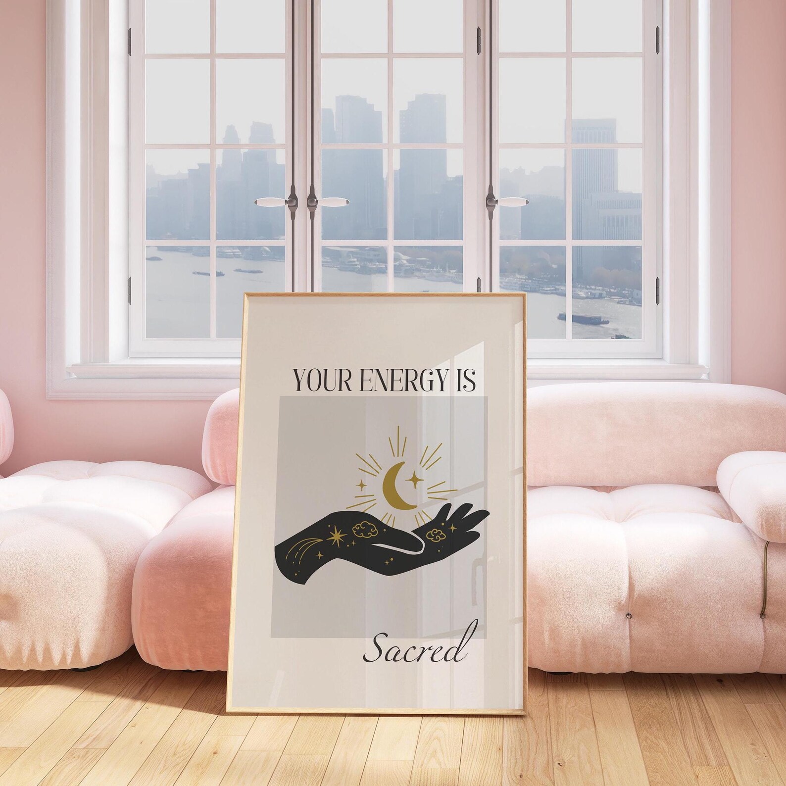 Your Energy is Sacred Typography Print - Spiritual Quote Poster ...