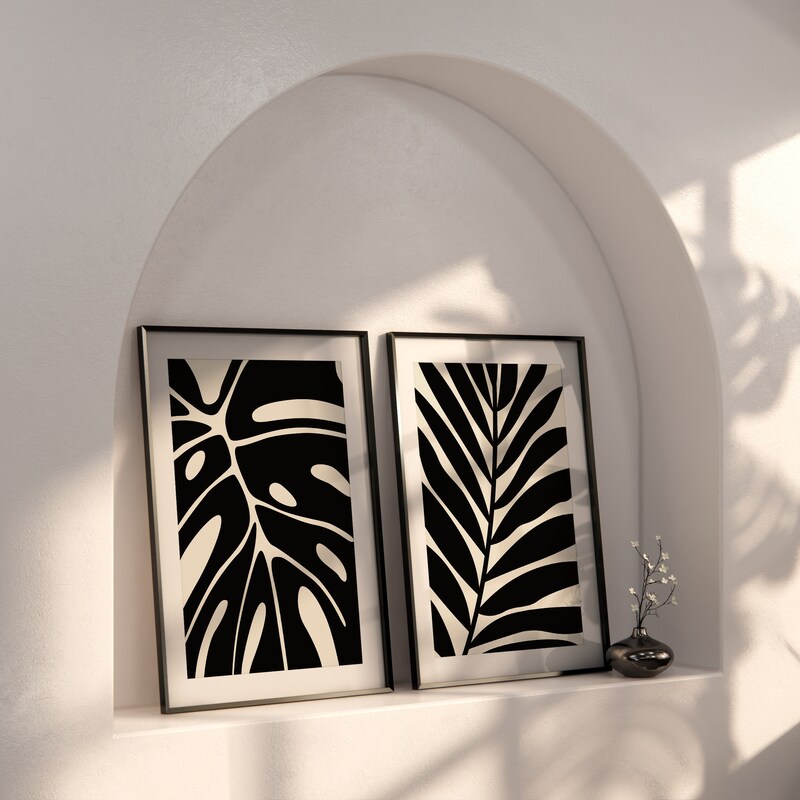 Modern Botanical Art - Etsy