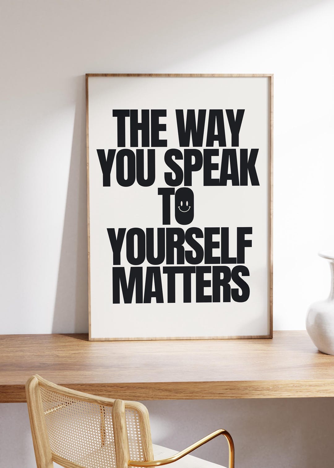 The Way You Speak to Yourself Matters Poster - Printable Wall Art - Art ...