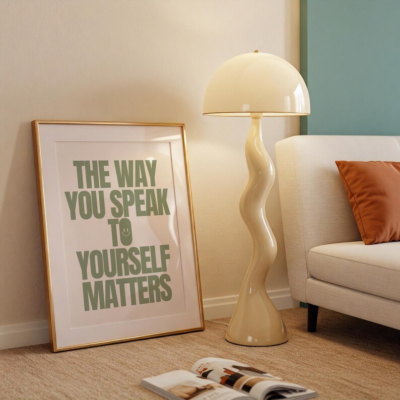 The Way You Speak to Yourself Matters Poster -printable Wall Art - Sage ...