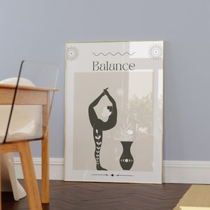 Yoga Pose Mantra Series Wall Art Set of 3/yoga Pose Art Poster/art for ...