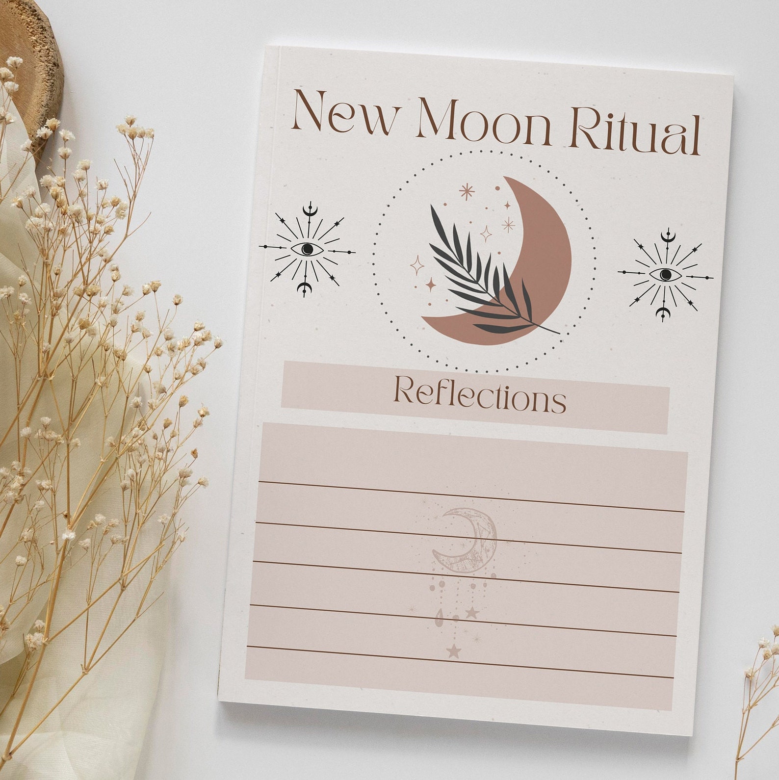 Printable New Moon & Full Moon Ritual Set/new Moon Ritual - Etsy