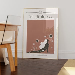 Cosmic Yoga Pose Sequence Art Set of 3/yoga Pose Art Poster/art for ...