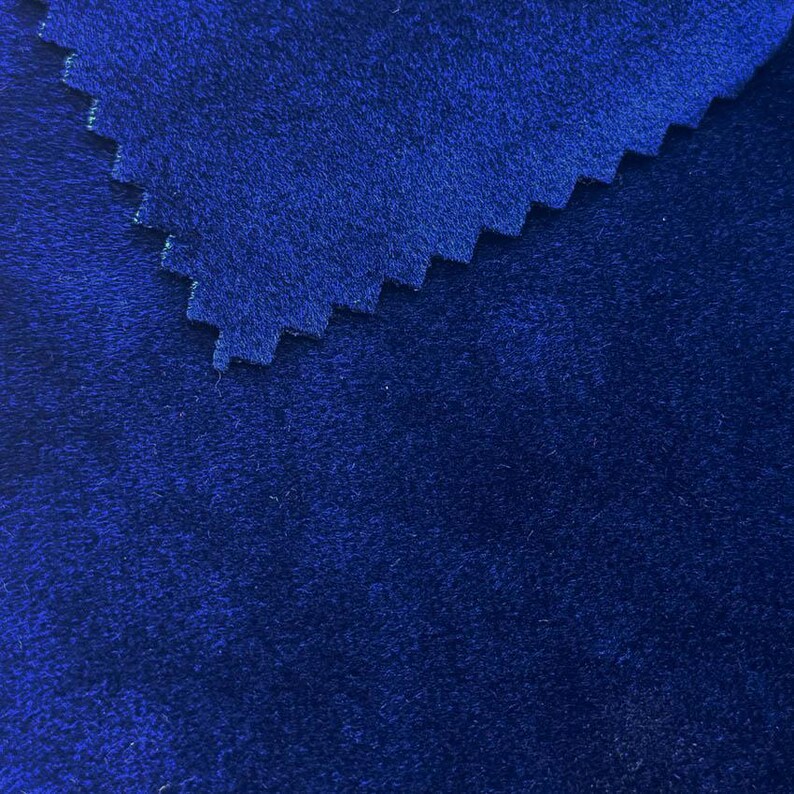 Per Yard -IR Velvet Fabric - Blue Color- Polyester - 55" Wide - Etsy