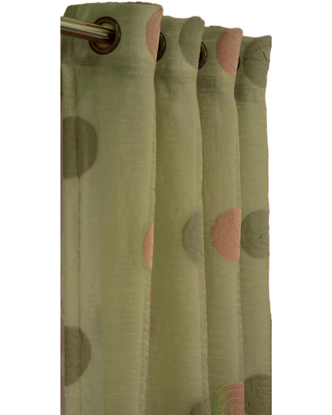 Per Panel - Beautiful Green Poco Dot Sheer Panel - 60"w X 96"h - Etsy