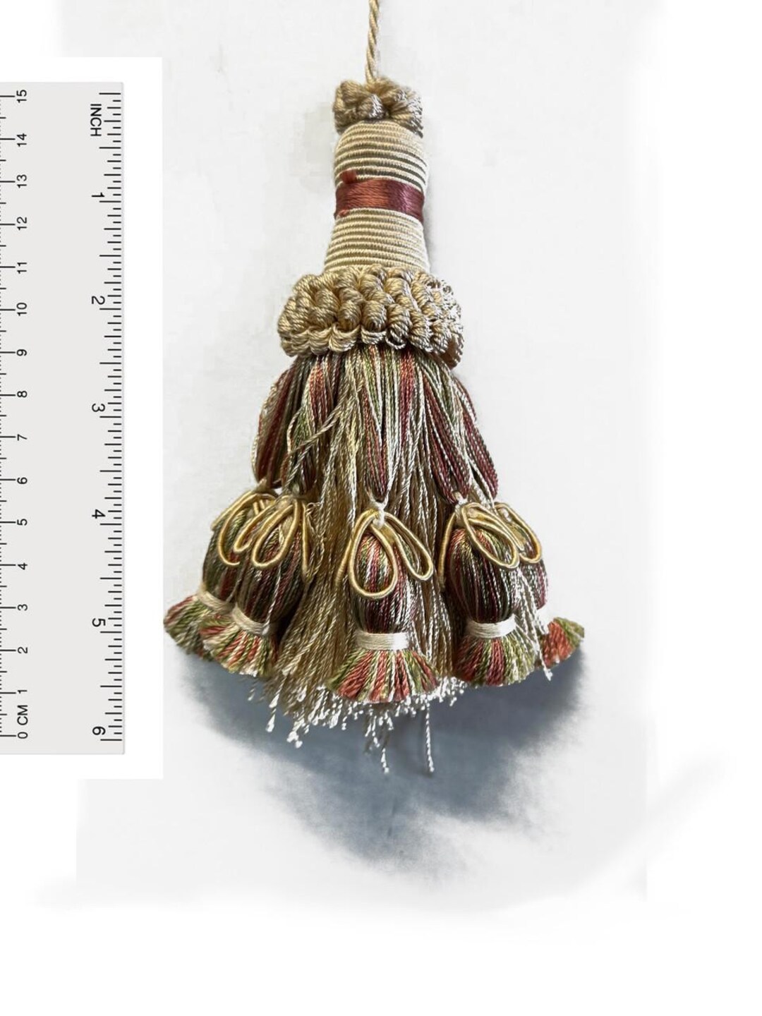 Mini Single Drapery Tassels - Brown & Cream- Mushroom - Etsy