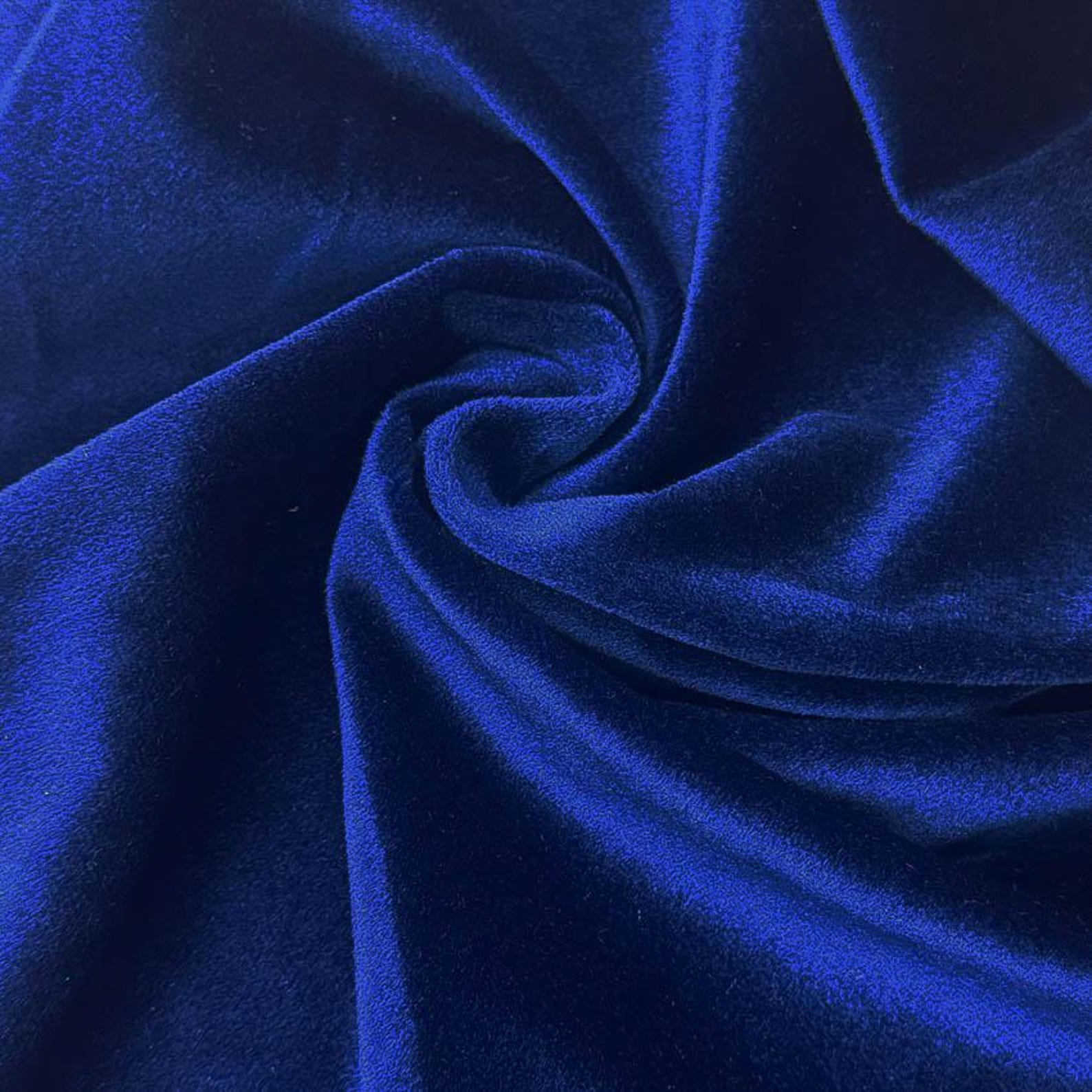 Per Yard -IR Velvet Fabric - Blue Color- Polyester - 55" Wide - Etsy