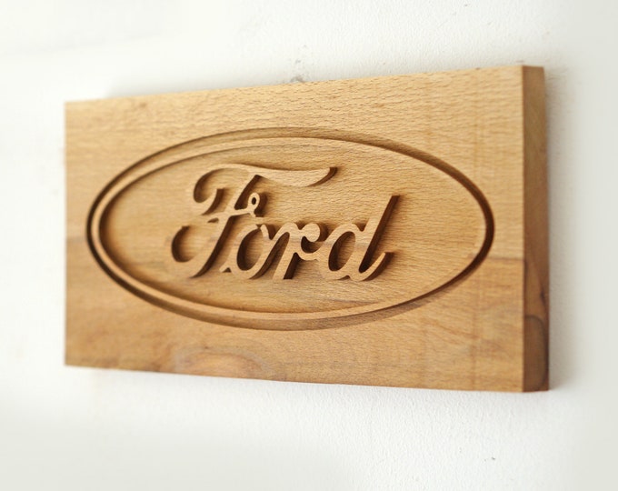 Ford Car Sign Rustic Pallet Wood Decor Car Show Stars and Stripes ...