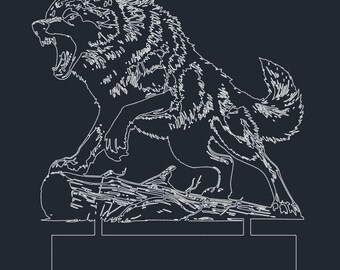 Tiger Dxf Laser Cut File - Etsy