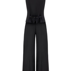 Low Cut Vest for Women, Wool Custom Vest, Sleeveless Vest, Ipantsstore ...