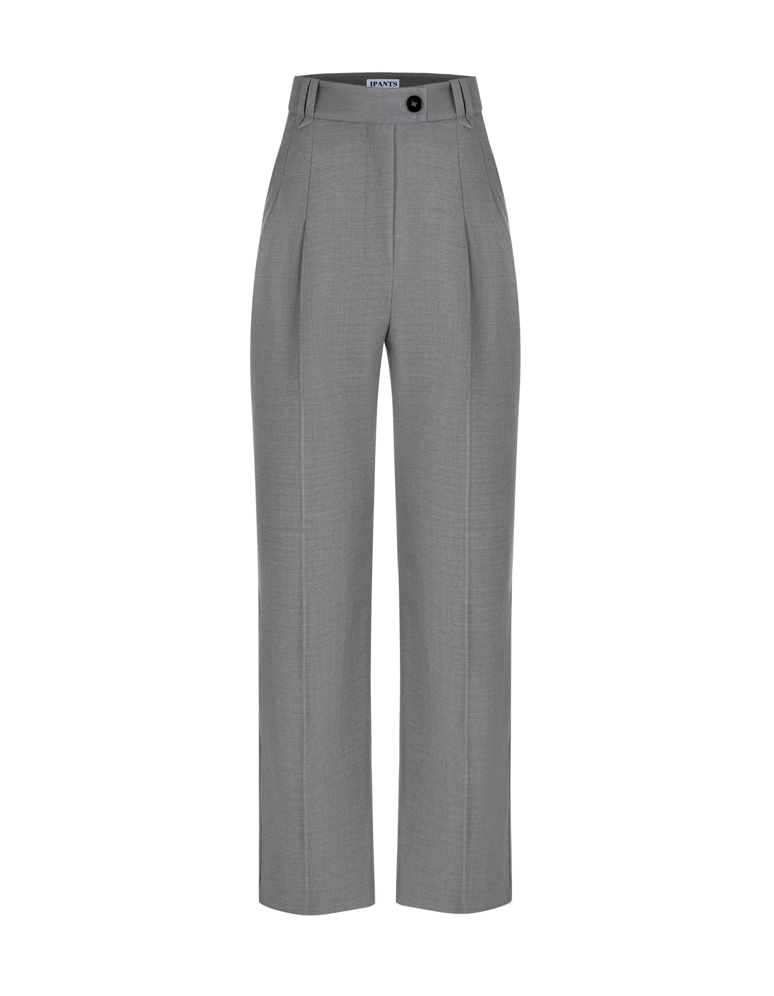 Grey Pants, High Waisted Pants, Straight Fit Pants, Custom Pants - Etsy