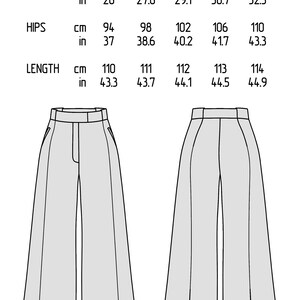 Custom Made Wide Leg Palazzo Trousers for Women - Etsy