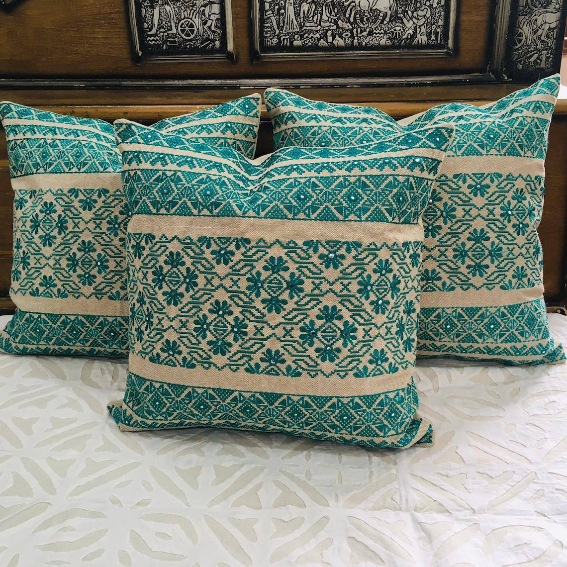 Tribal Cushion Cover Indian Cushion Cover Accent Pillows - Etsy