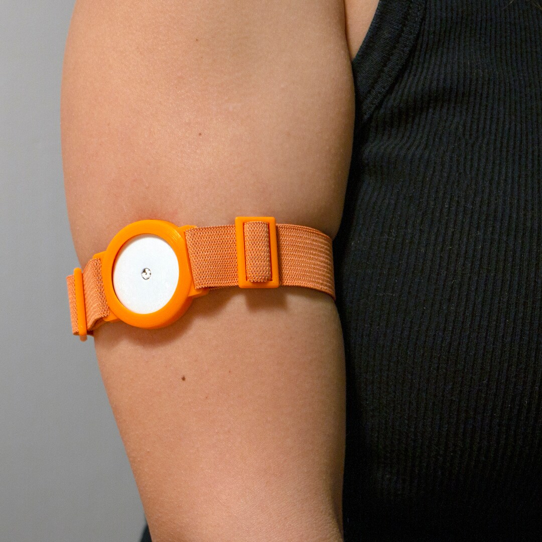Freestyle Libre Sensor Armband Holder Guardian Protects Sensor Orange ...