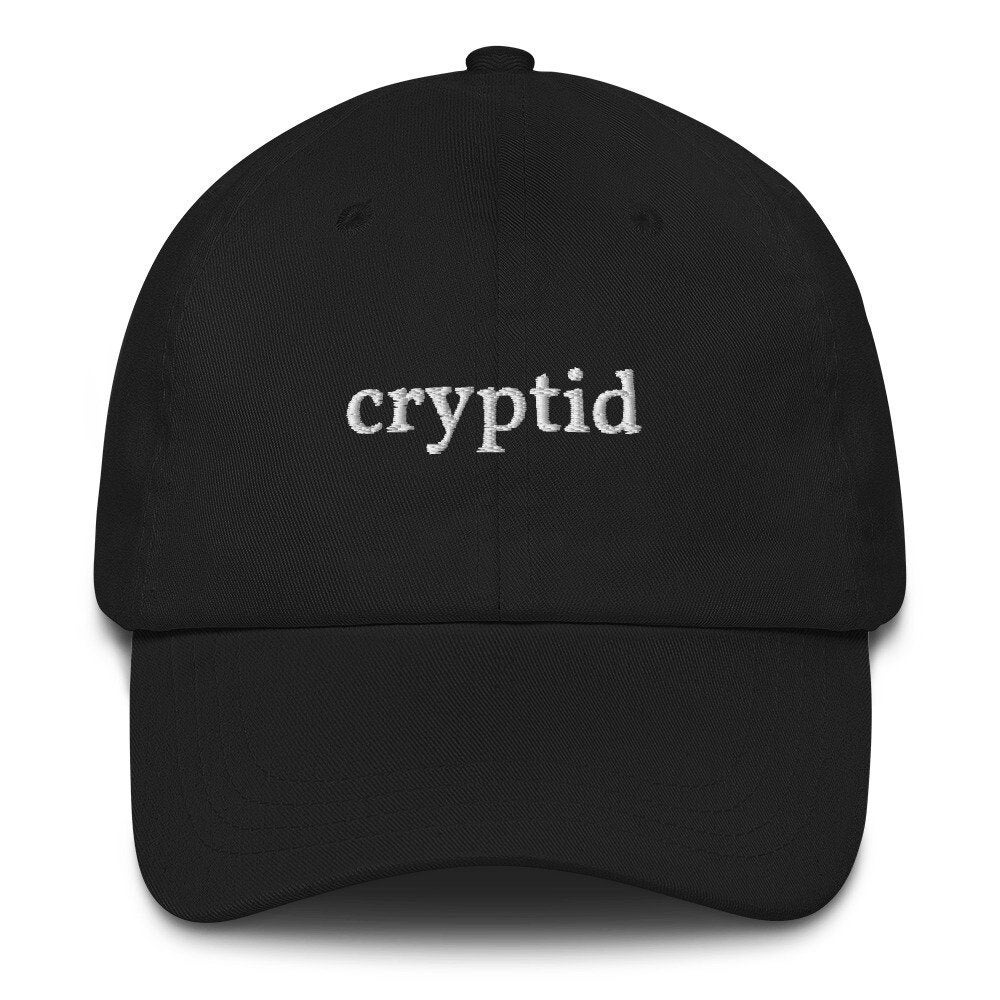 Cryptid Embroidered Dad Hat Cryptid Hat Mothman Loch Ness | Etsy