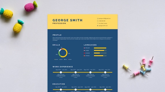 Infographic Resume Timeline