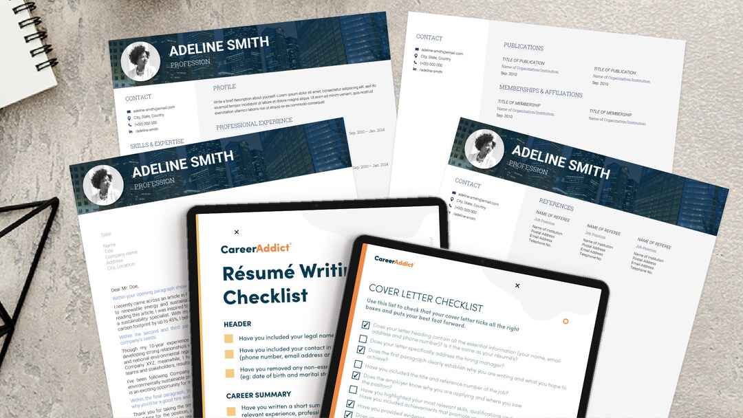 Powerhouse CV Template Bundle, Résumé Template Bundle, Business ...