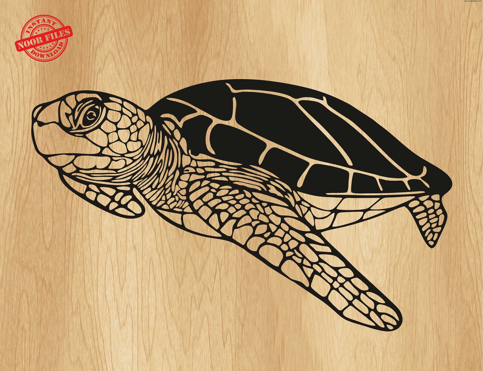 Sea Turtle Laser Cut File,sea Turtle Svg Home Wall Decor,sea Turtle ...