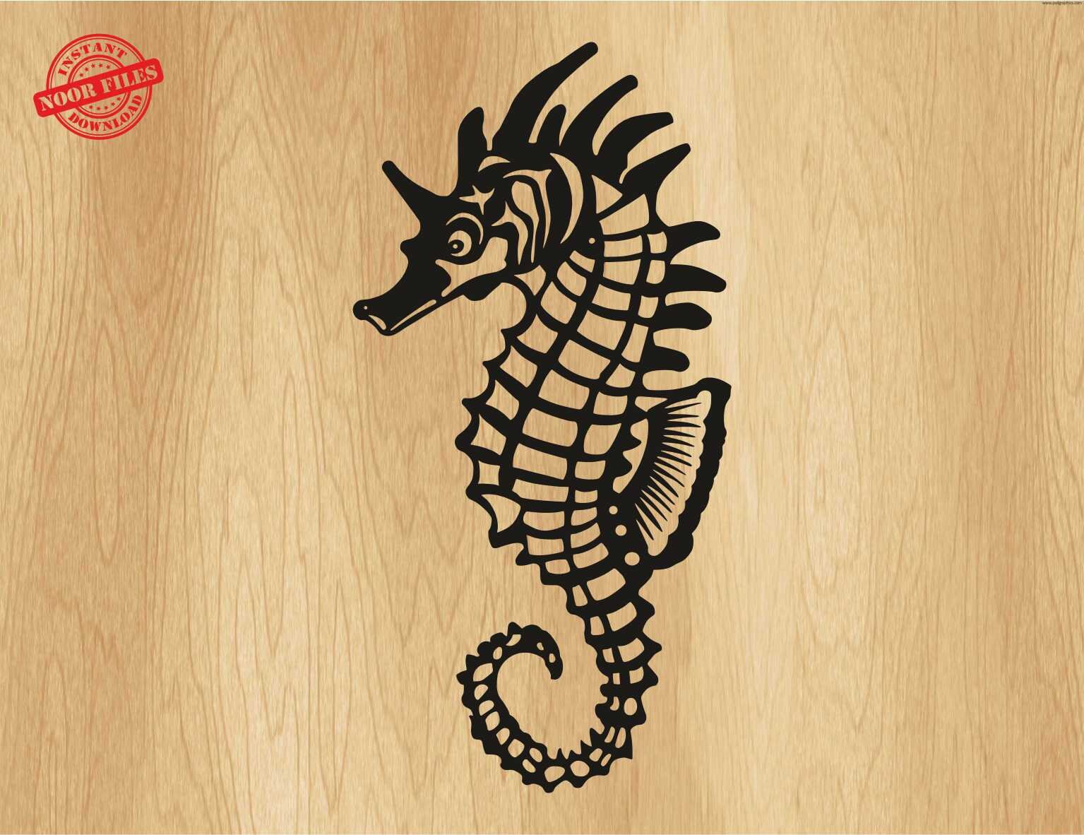 Seahorse Svg,clipart ,seahorse Cut Files for Laser Cutting Cards, Heat ...