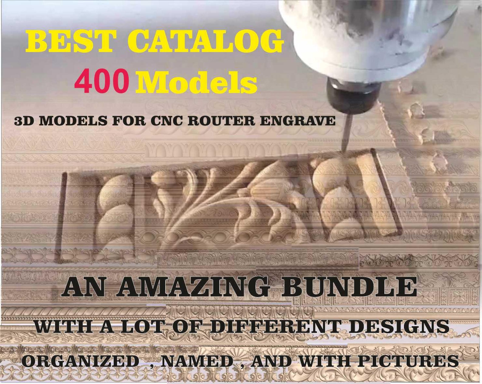 3D Models for CNC Router Engraver,3d Stl Models Cnc, CNC 3D Files ...