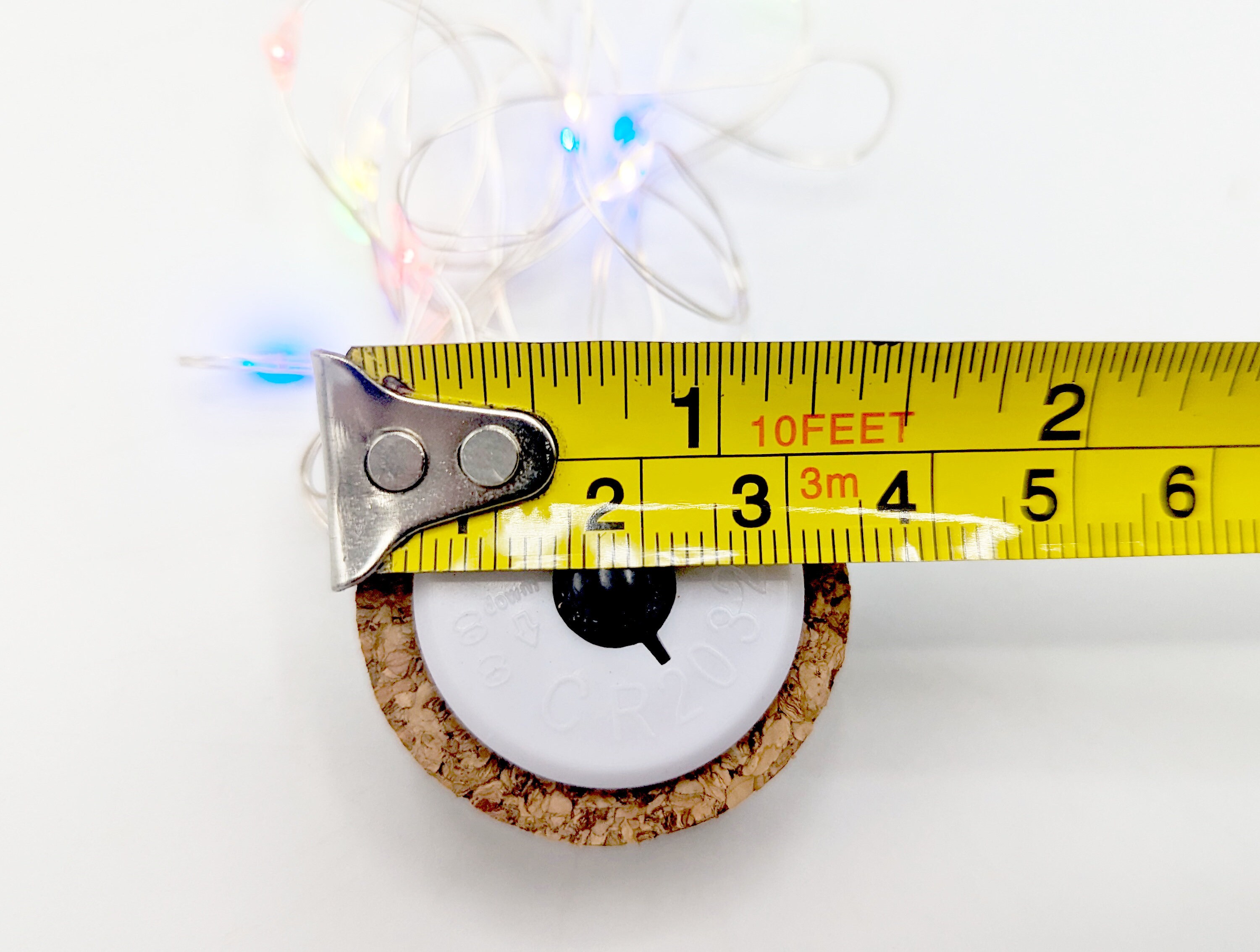 Terrarium Cork With Light 3.4cm • Battery Powered Light up LED Fairy ...