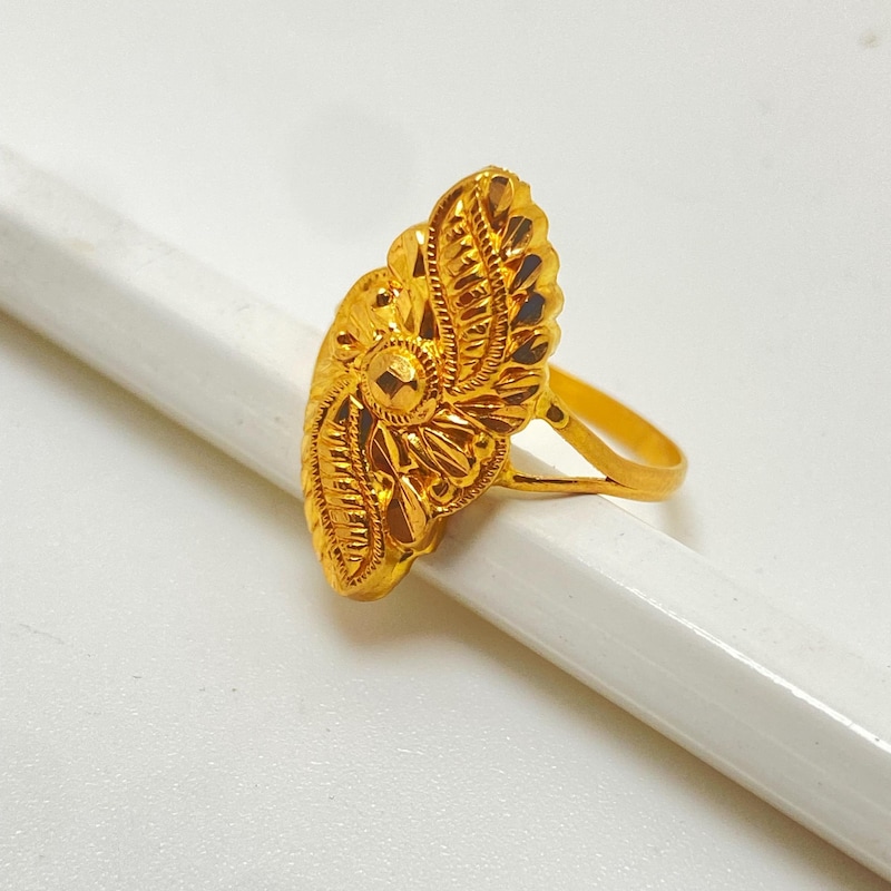 22k Gold Ring - Etsy