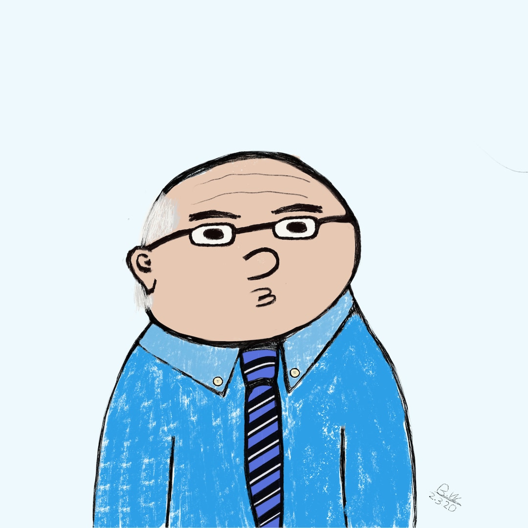 Cartoon Bernie PNG - Etsy