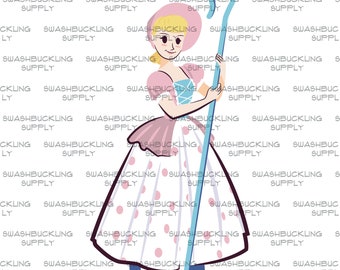 Toy Story Bo Peep Head SVG - Etsy