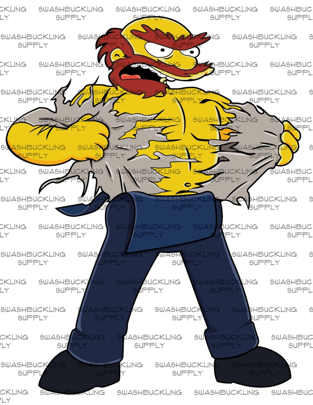 Grease Me up Groundskeeper Willie the Simpsons - Etsy