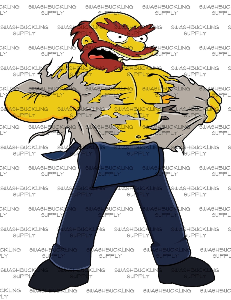 Grease Me up Groundskeeper Willie the Simpsons - Etsy