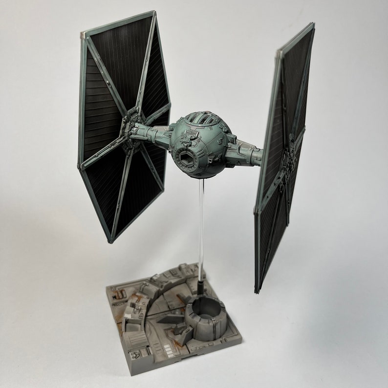 Bandai Imperial Tie Fighter 1/72 Scale | Built Star Wars Model Kit - Etsy